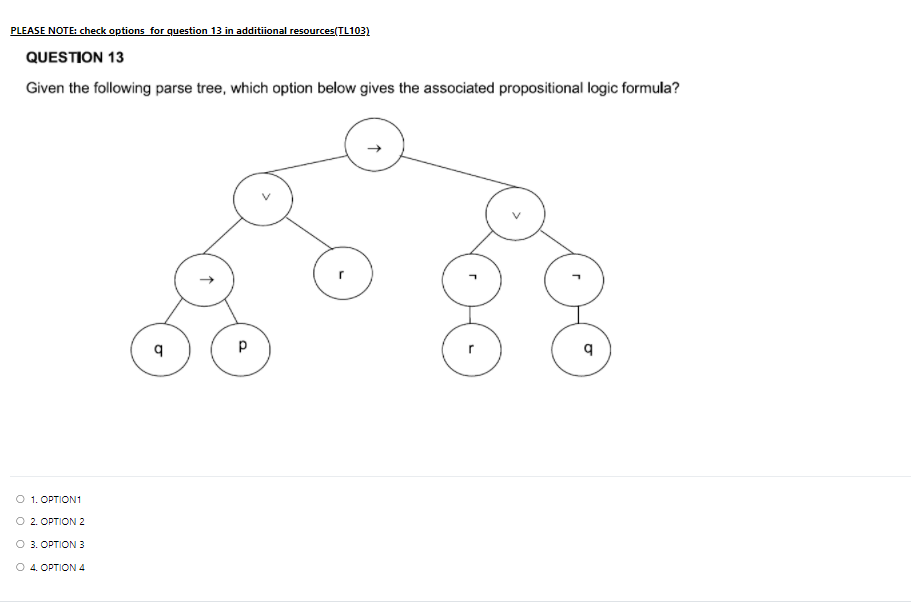 Solved Given the following propositional logic formula, | Chegg.com