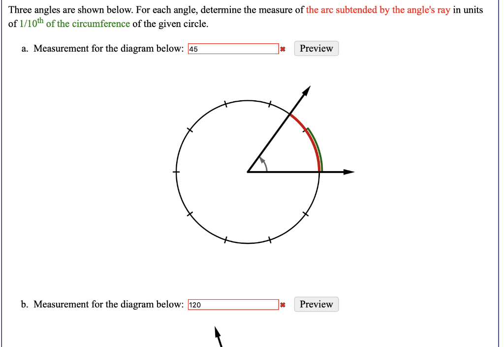Solved Three Angles Are Shown Below For Each Angle