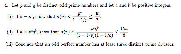 4. Let p and q be distinct odd prime numbers and let | Chegg.com