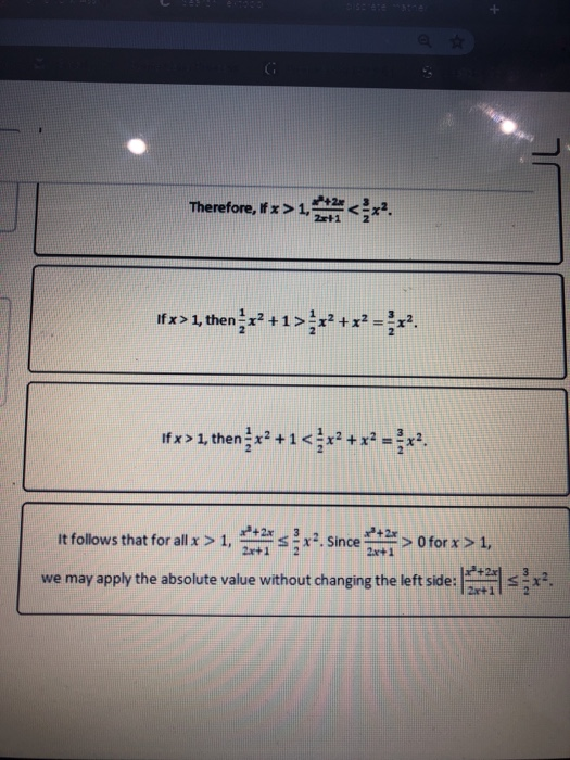 Solved consider f(x) = (x^3 + 2x)/(2x + 1). | Chegg.com