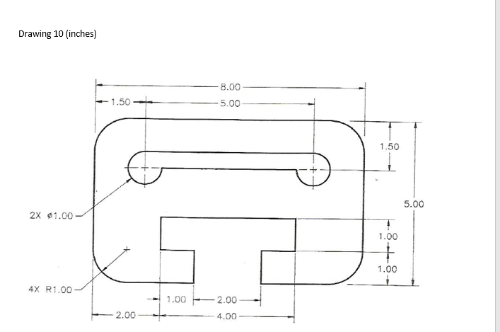 Solved AutoCAD drawing assignment. Please send link to | Chegg.com