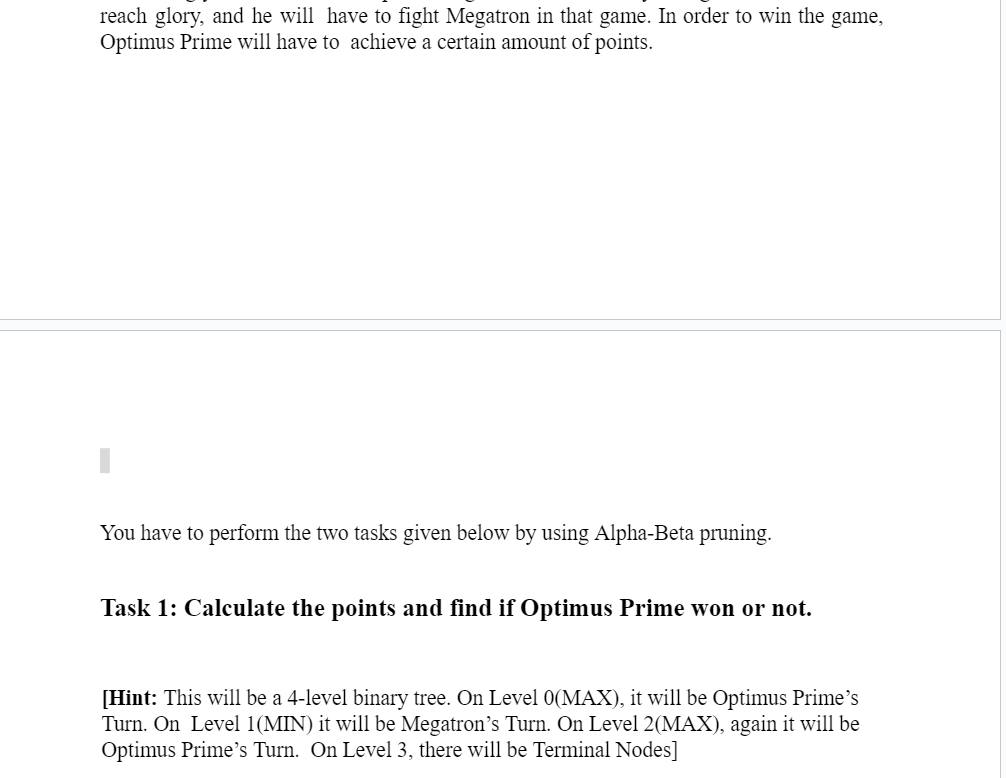Solved Optimus Prime Megatron [C01] Marks 10 This is 2082. | Chegg.com