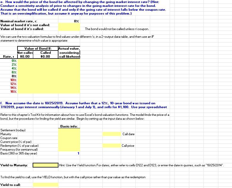 Need help on answering section E and F. Please | Chegg.com