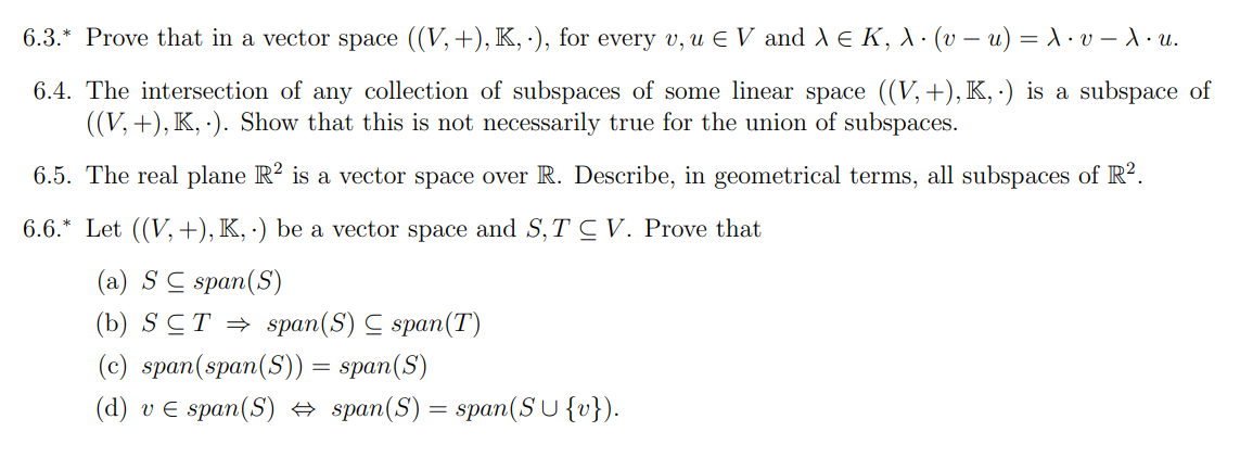 Solved Please answer these questions from linear algebra, | Chegg.com