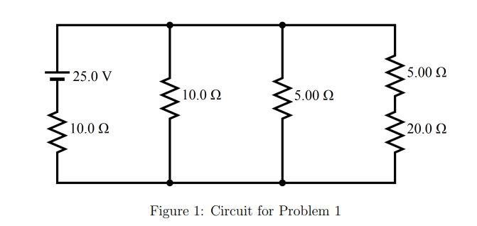 Solved 1. Consider the circuit shown in Figure 1. (a) | Chegg.com
