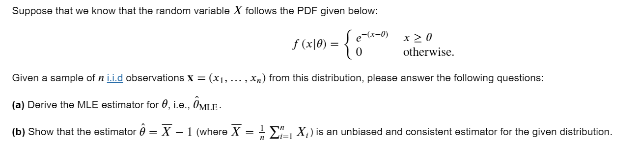Solved Suppose That We Know That The Random Variable X 