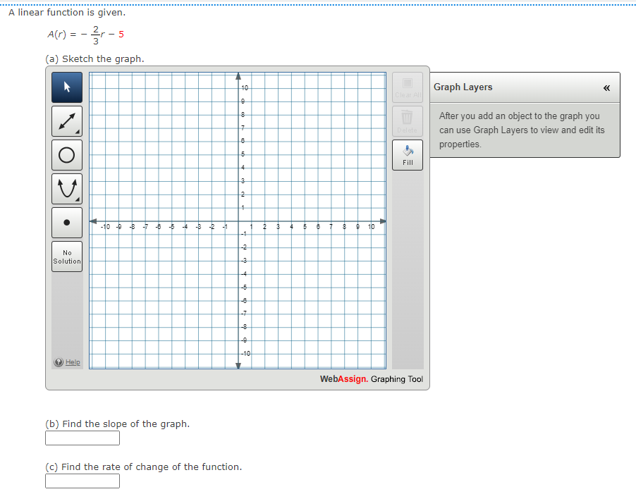 Solved A(r)=−32r−5 (a) Sketch the araph. Graph Layers After | Chegg.com