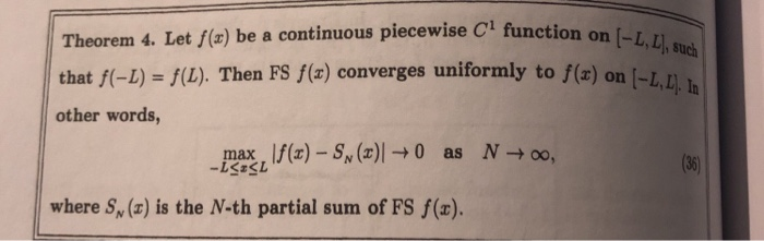Solved 1. (5 pts) Show that Parseval's equality holds for | Chegg.com