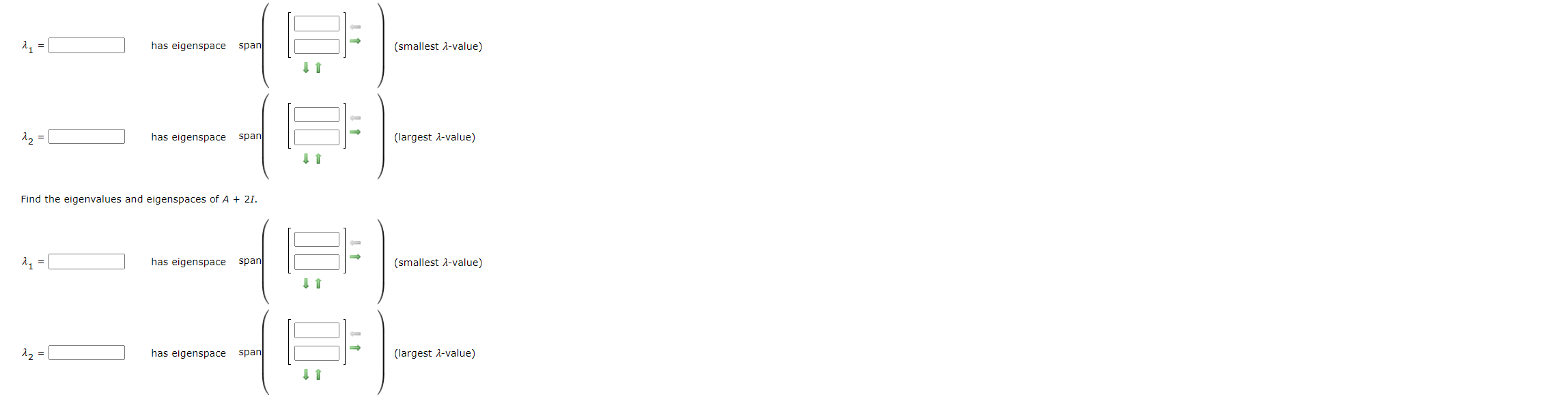 Solved (a) Find the eigenvalues and eigenspaces of the | Chegg.com