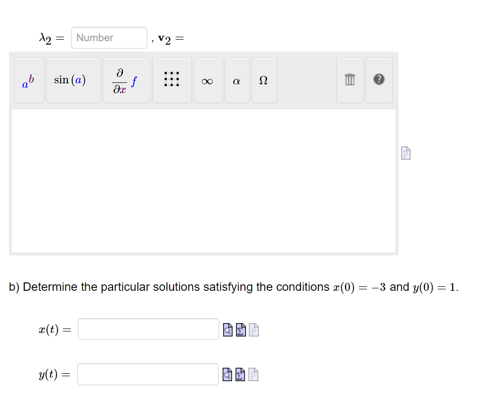 Solved Consider the following system of differential | Chegg.com