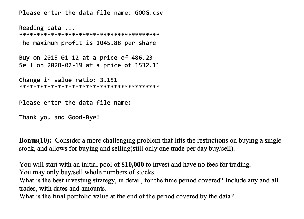 Objective: Write a program that will read and parse | Chegg.com
