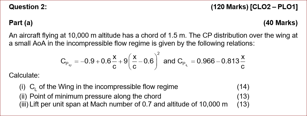 Question 2: (120 Marks) [CLO2 - PLO1] Part (a) (40 | Chegg.com