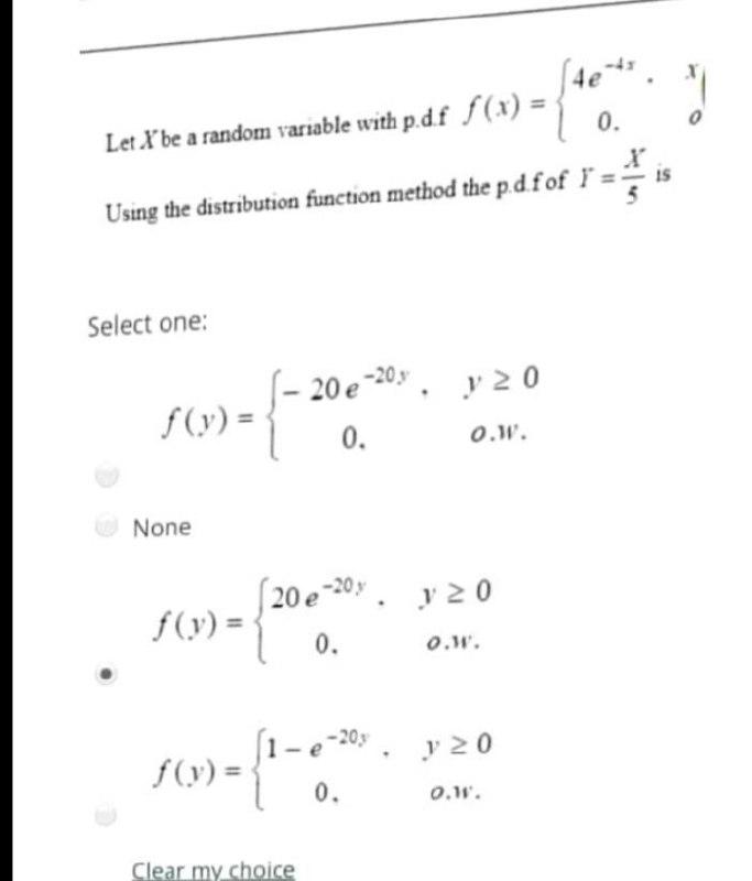 Solved 4e+ Let X be a random variable with p.d.f f(x) 0. x | Chegg.com