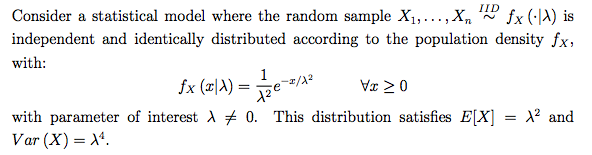 Solved IID Consider a statistical model where the random | Chegg.com