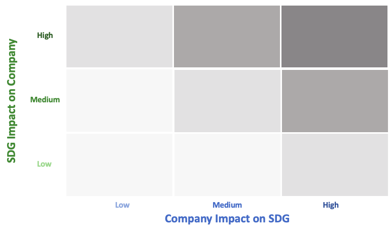Solved Conduct materiality assessment matrix in the given | Chegg.com