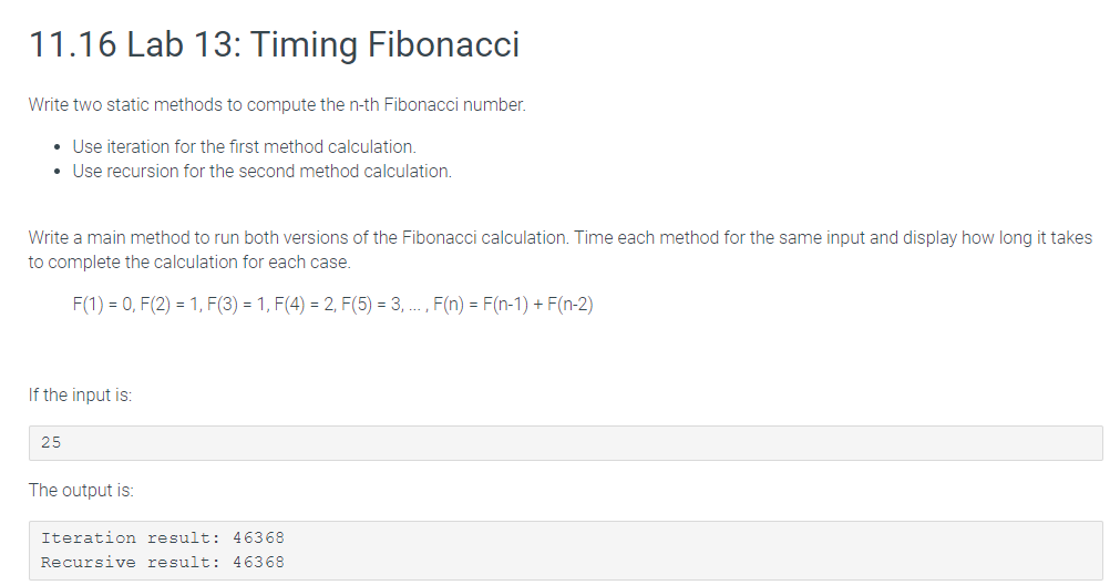 Solved 11.14 Lab 13: Recursive Powers of 2 Write a static | Chegg.com