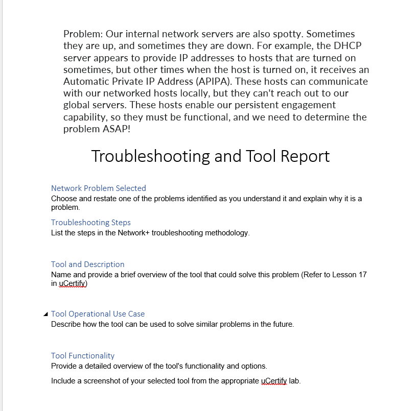 Solved Problem: Our internal network servers are also | Chegg.com