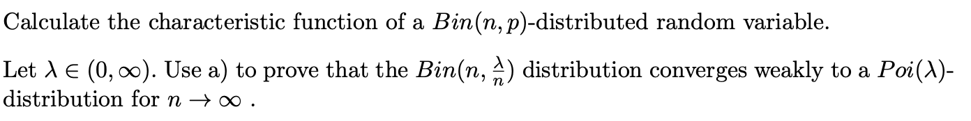 Solved Calculate the characteristic function of a | Chegg.com