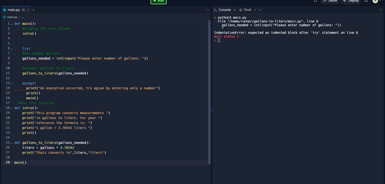 Solved main.py > ... 1∨ def main( ): \#display the into | Chegg.com Solved main.py > ... 1∨ def main( ): \#display the into | Chegg.com