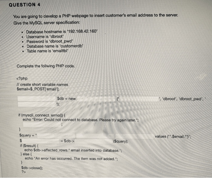 Solved Before Inserting Data In A Dbms You Should Call The 7338