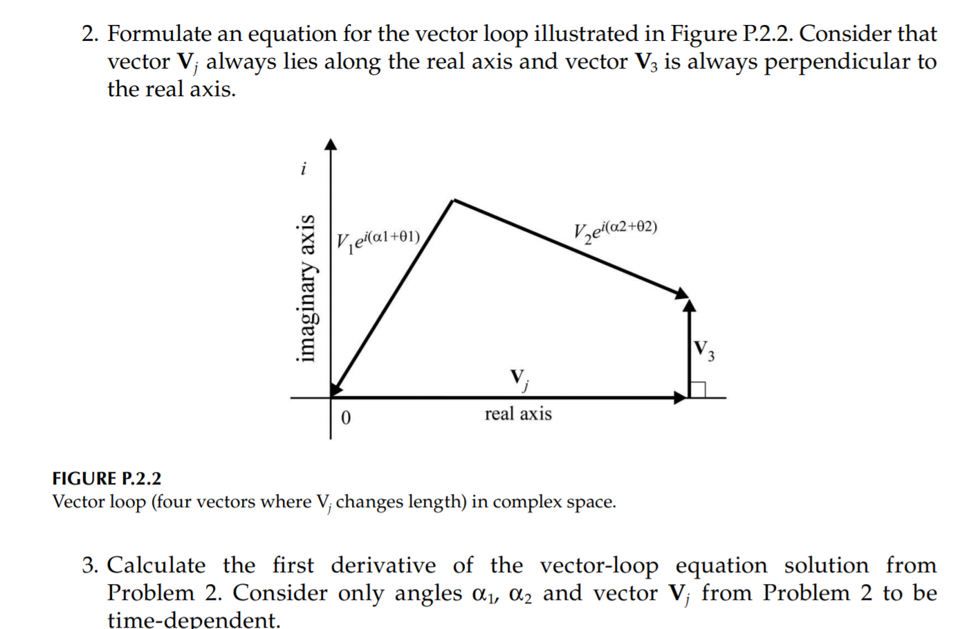 Solved 2. Formulate an equation for the vector loop | Chegg.com