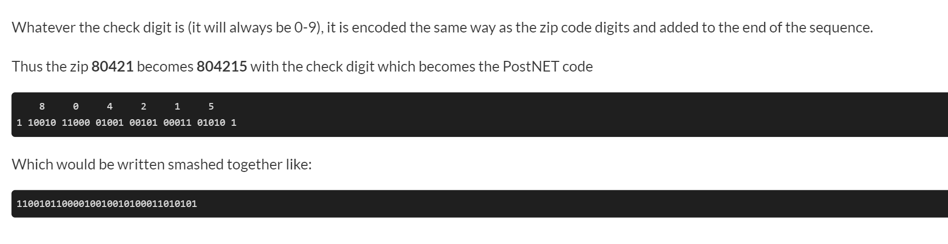 Solved Background PostNET is a now outdated scheme for | Chegg.com