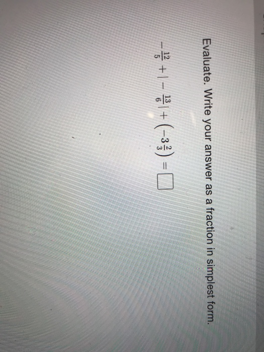 Solved Subtract. Write your answer as a fraction in simplest | Chegg.com