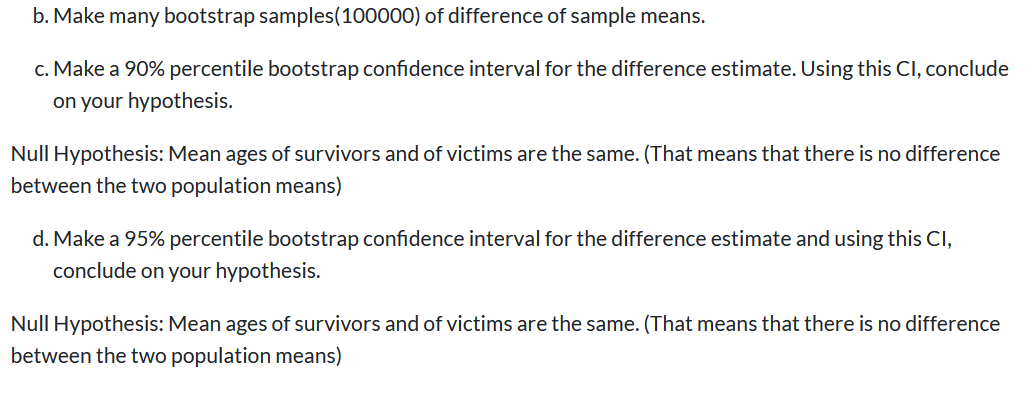 Solved Import the data set Titanic.csv which contains | Chegg.com
