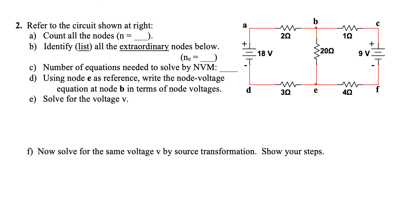 Solved 2. Refer to the circuit shown at right: a) Count all | Chegg.com