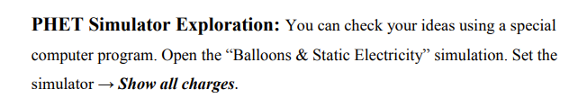 Solved PHET Simulator Exploration: You can check your ideas | Chegg.com