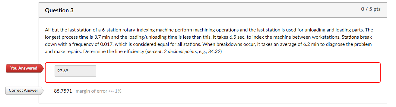 Solved All but the last station of a 6-station | Chegg.com
