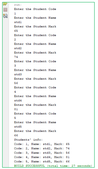 Solved Create a java project that contains two files: 1. The | Chegg.com