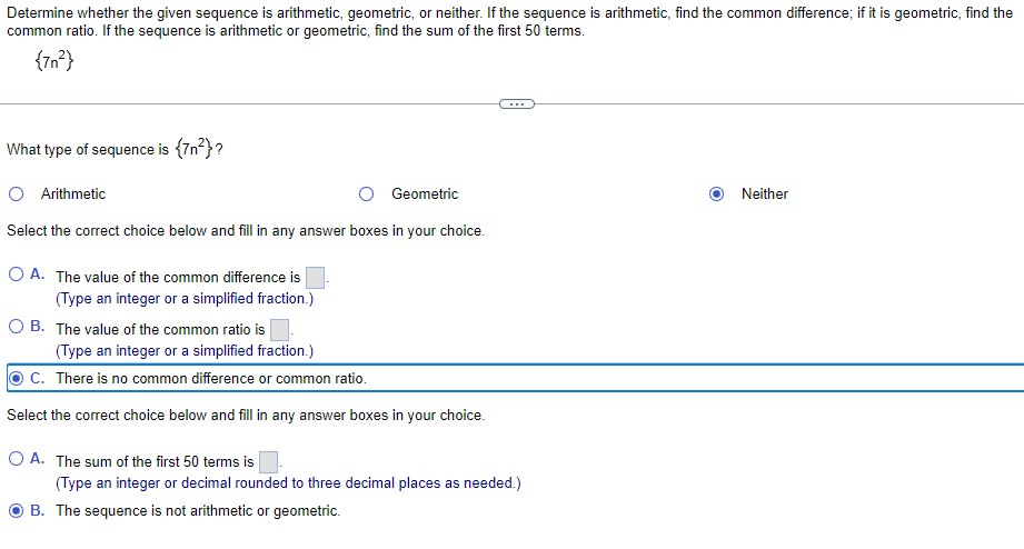 Solved Determine whether the given sequence is arithmetic, | Chegg.com