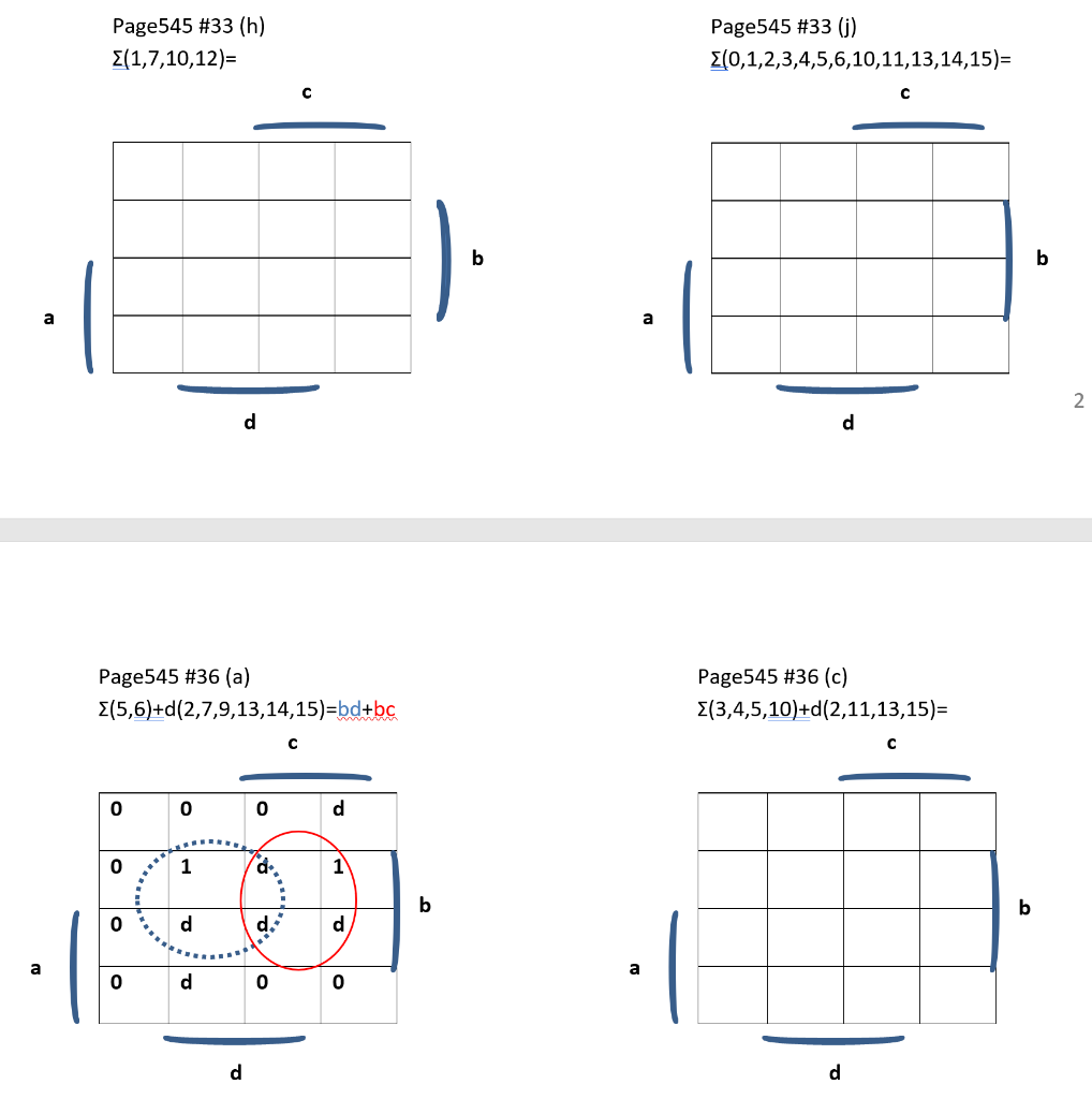 Solved Use K-Map to find the minimum sum of product | Chegg.com