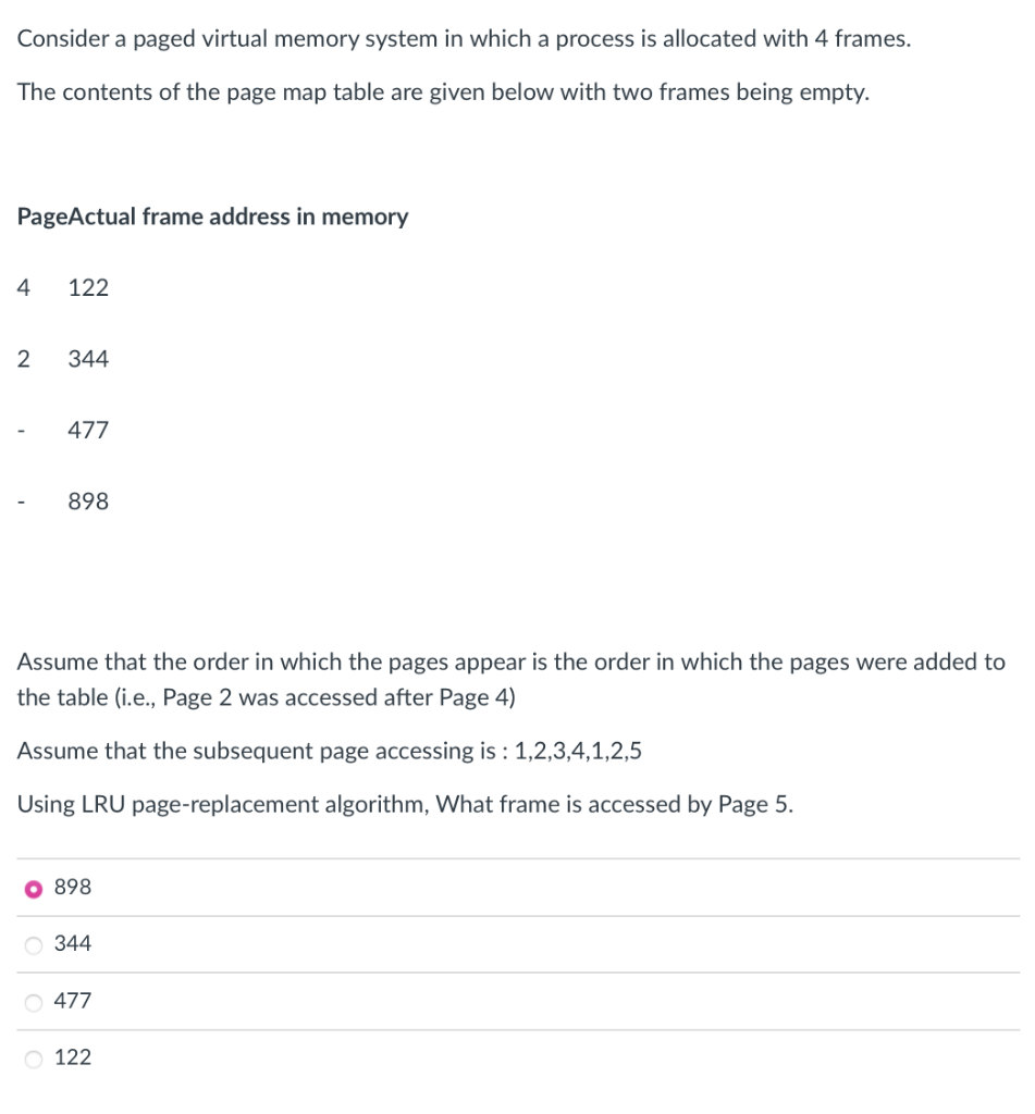 Solved Consider a paged virtual memory system in which a | Chegg.com