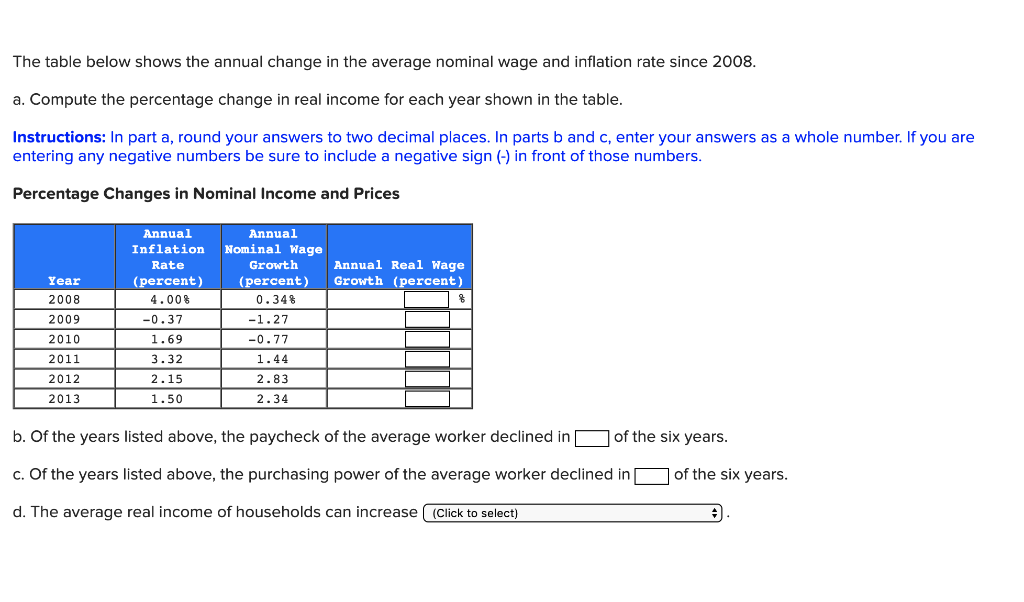 Solved The Table Below Shows The Annual Change In The Chegg solved-the-table-below-shows-the-annual-change-in-the-chegg