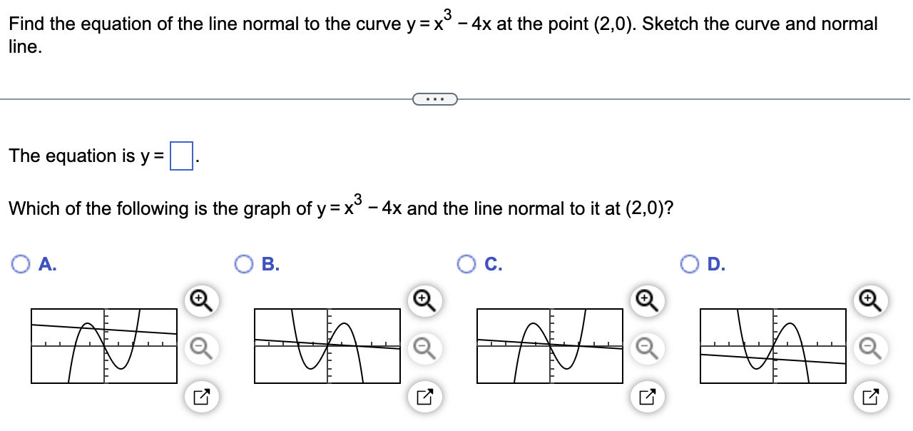 Solved Find the equation of the line normal to the curve | Chegg.com