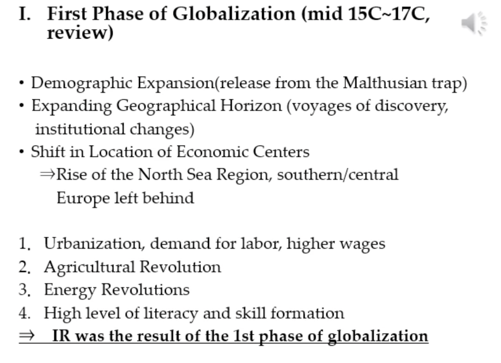 Solved How did the changes that occurred from the | Chegg.com