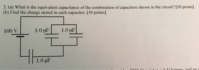 Solved What is the equivalent capacitance of the combination | Chegg.com