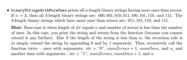 Solved Recursion (30 points) - sumEvenDigits returns the sum | Chegg.com