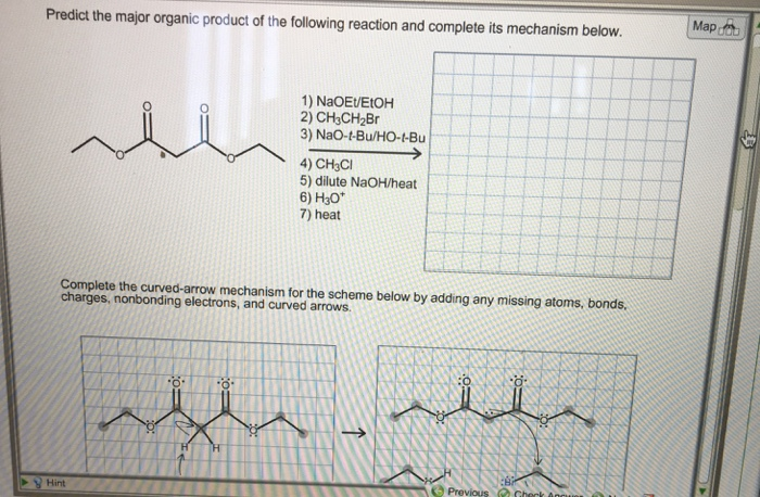 Solved Predict the major organic product of the following | Chegg.com