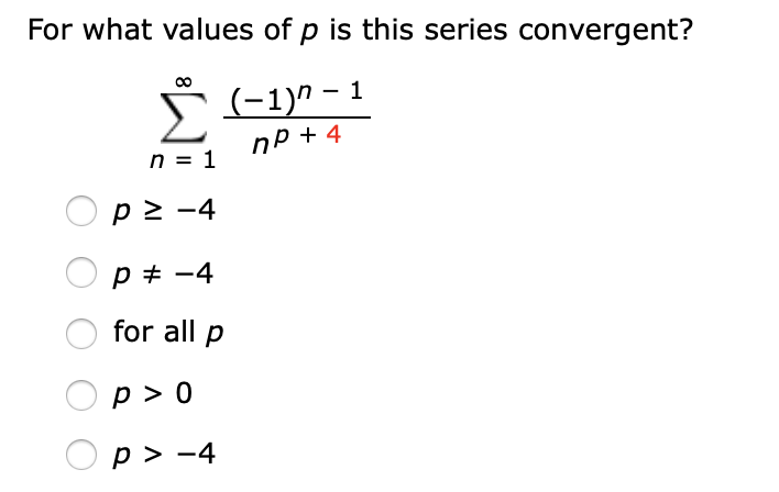 Solved Test the series for convergence or divergence. (-1) + | Chegg.com