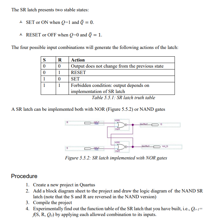 Solved Part I - SR Latch Background The simplest sequential | Chegg.com