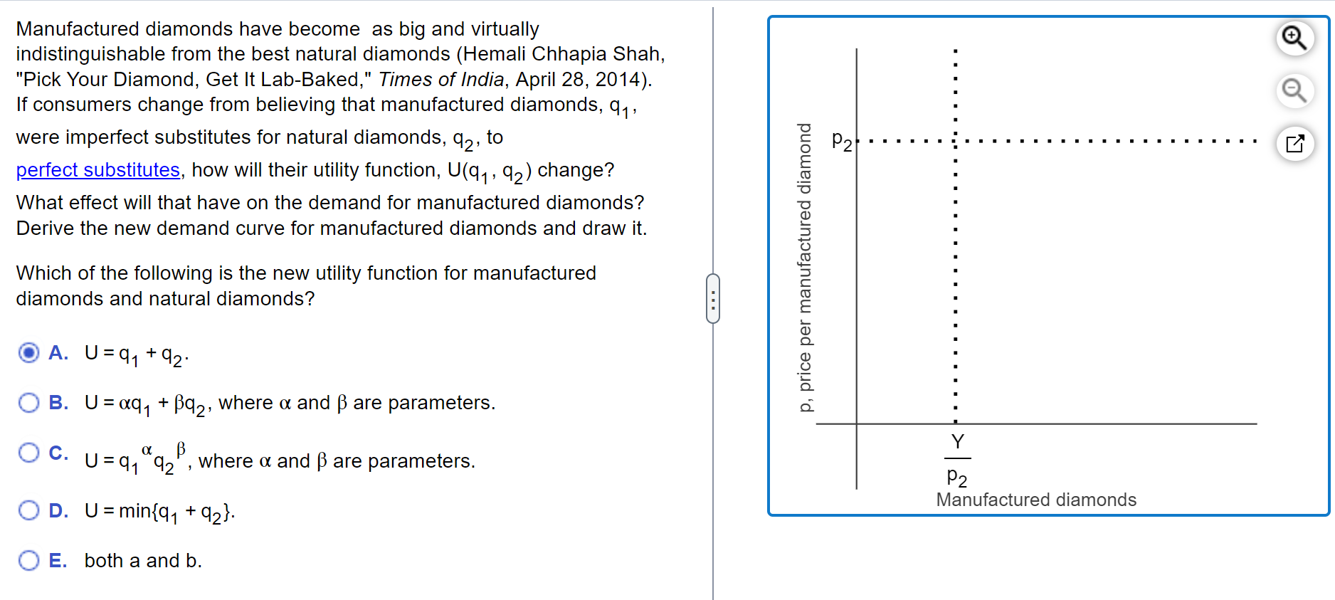 Solved Manufactured diamonds have become as big and | Chegg.com