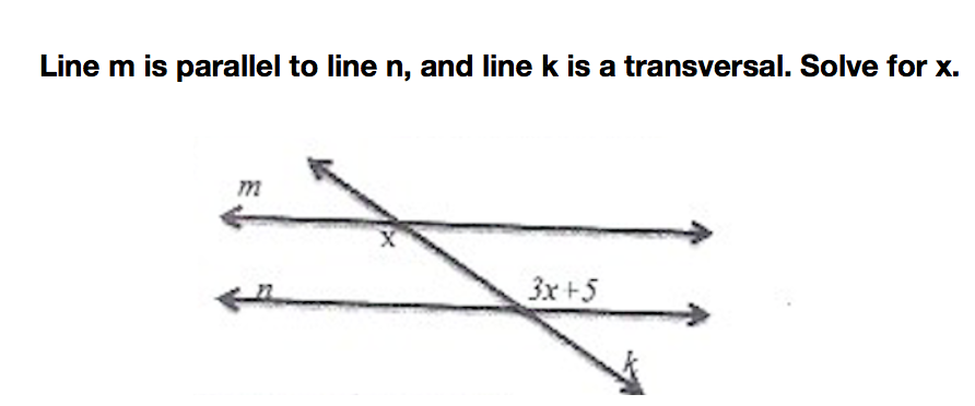 Solved Line m is parallel to line n, and line k is a | Chegg.com