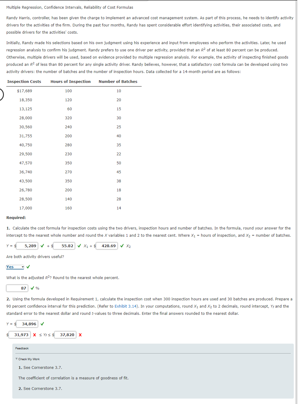 Solved Multiple Regression, Confidence Intervals, | Chegg.com