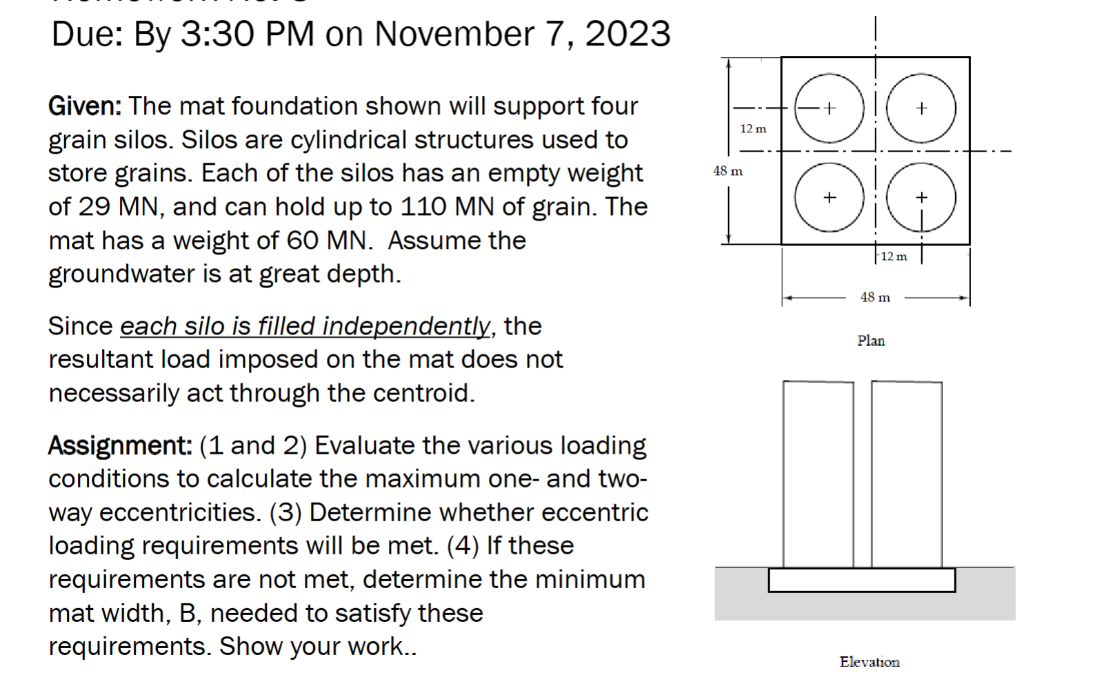 Solved Due: By 3:30 ﻿PM on November 7, 2023Given: The mat | Chegg.com