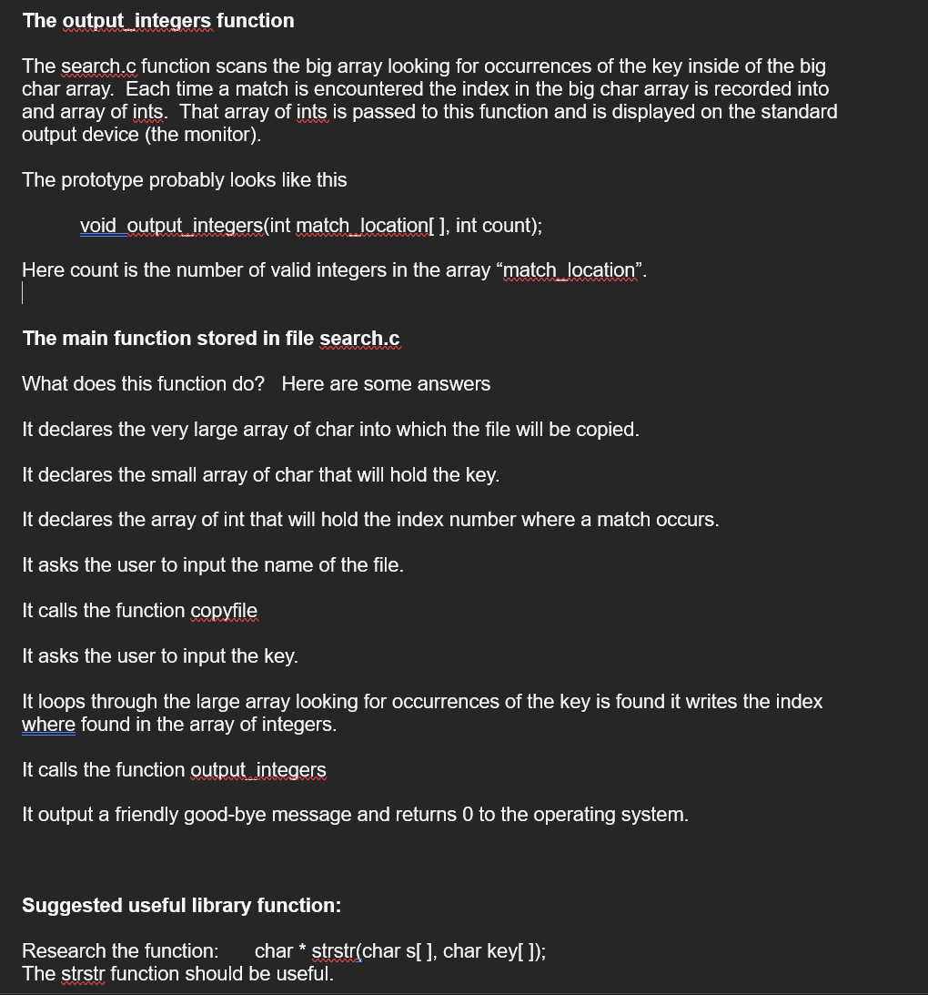 Solved Note: Write in C programming language only. Display | Chegg.com