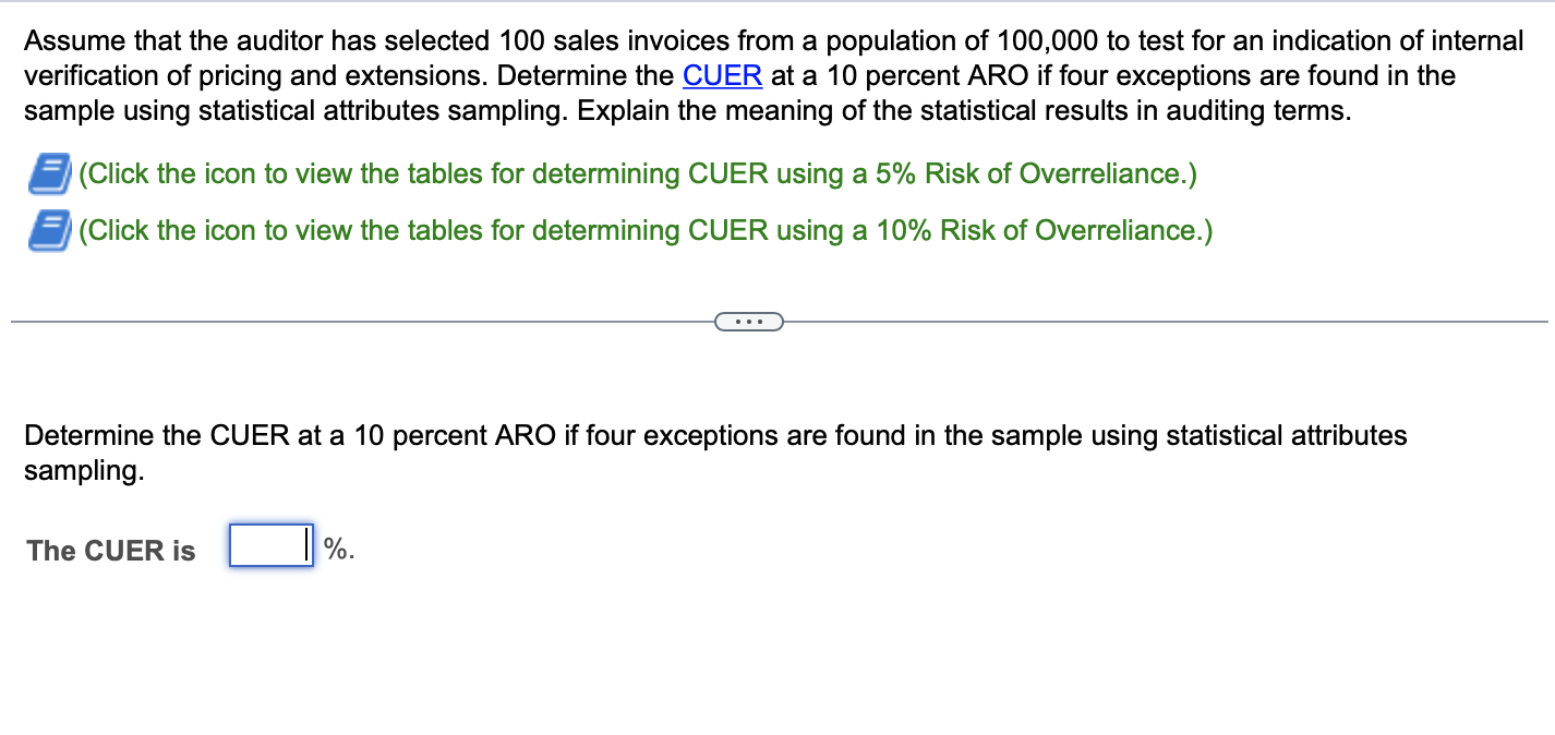 Solved Determine the CUER at a 10 ﻿percent ARO if four | Chegg.com