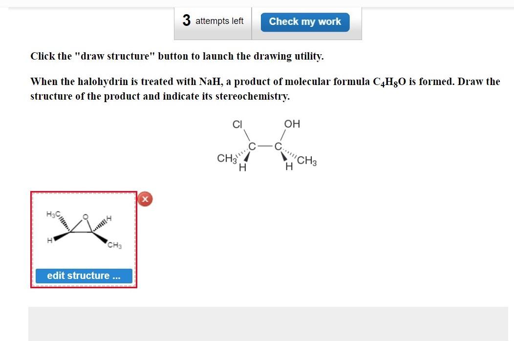 Solved 3 attempts left Check my work Click the "draw | Chegg.com